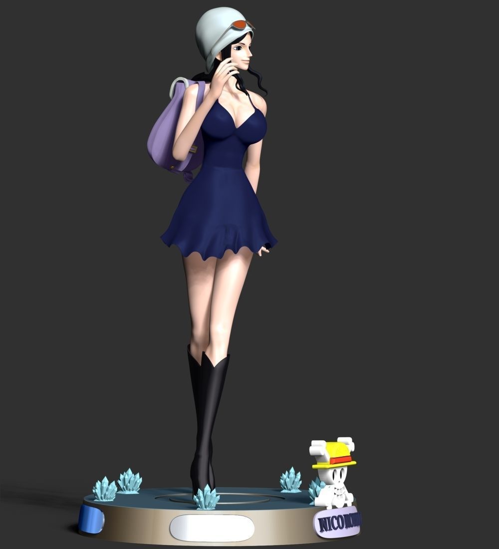 Nico Robin - One Piece 3D model 3D printable | CGTrader
