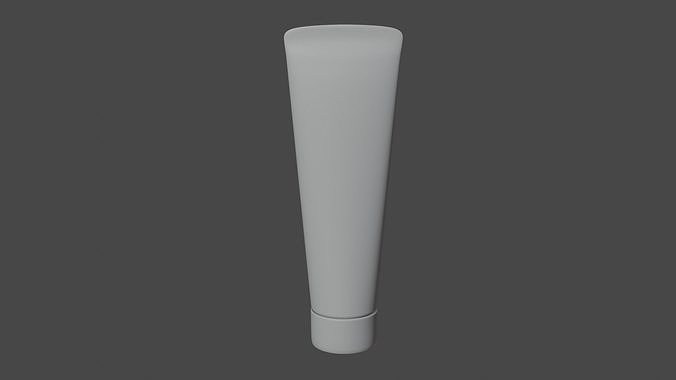 3D Sunscreen model plastic tube 3D model | CGTrader