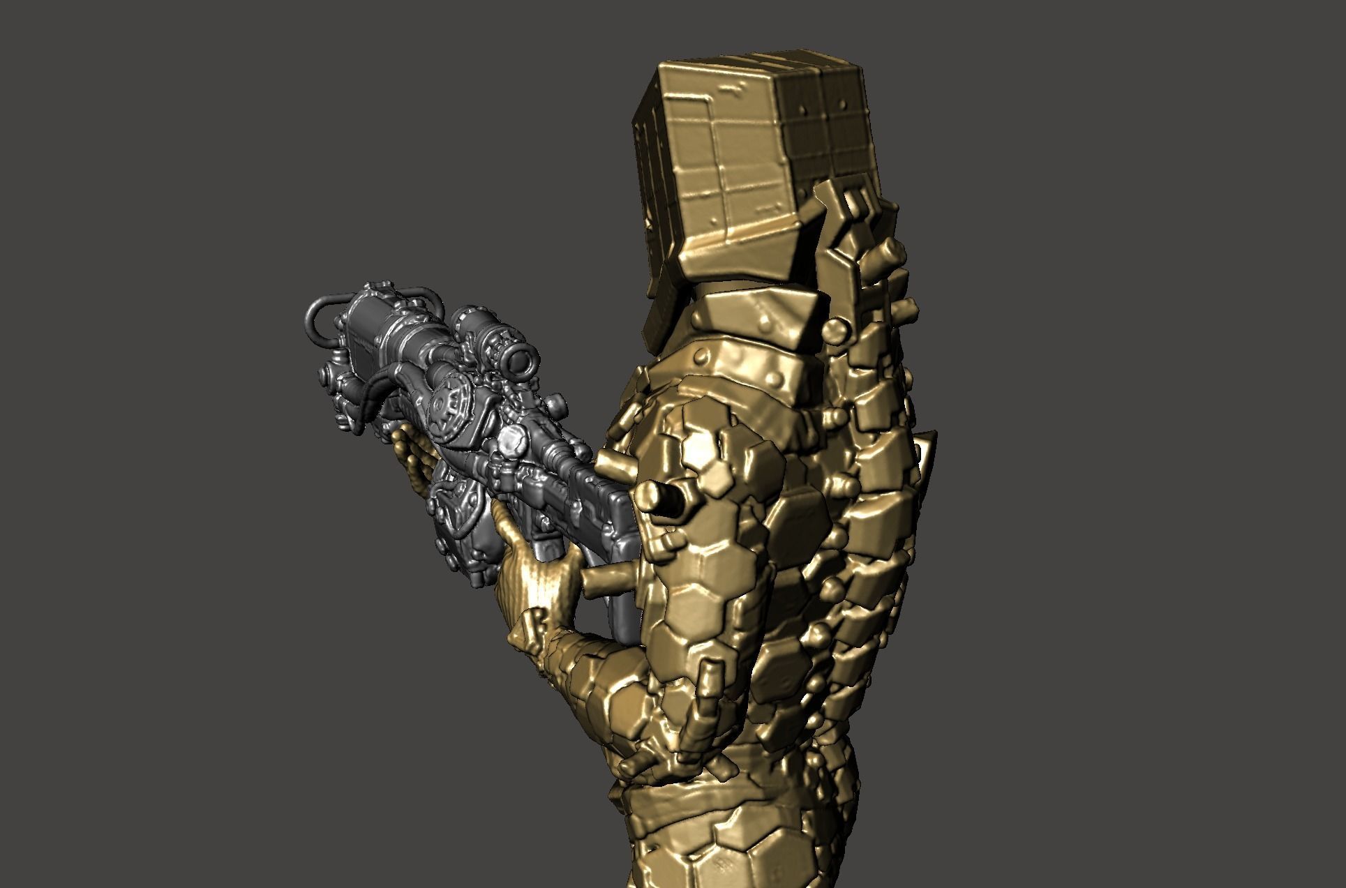 WOLFENSTEIN POWERARMOR LASERKRAFTWERK TNO High-Poly STL 3D model 3D ...