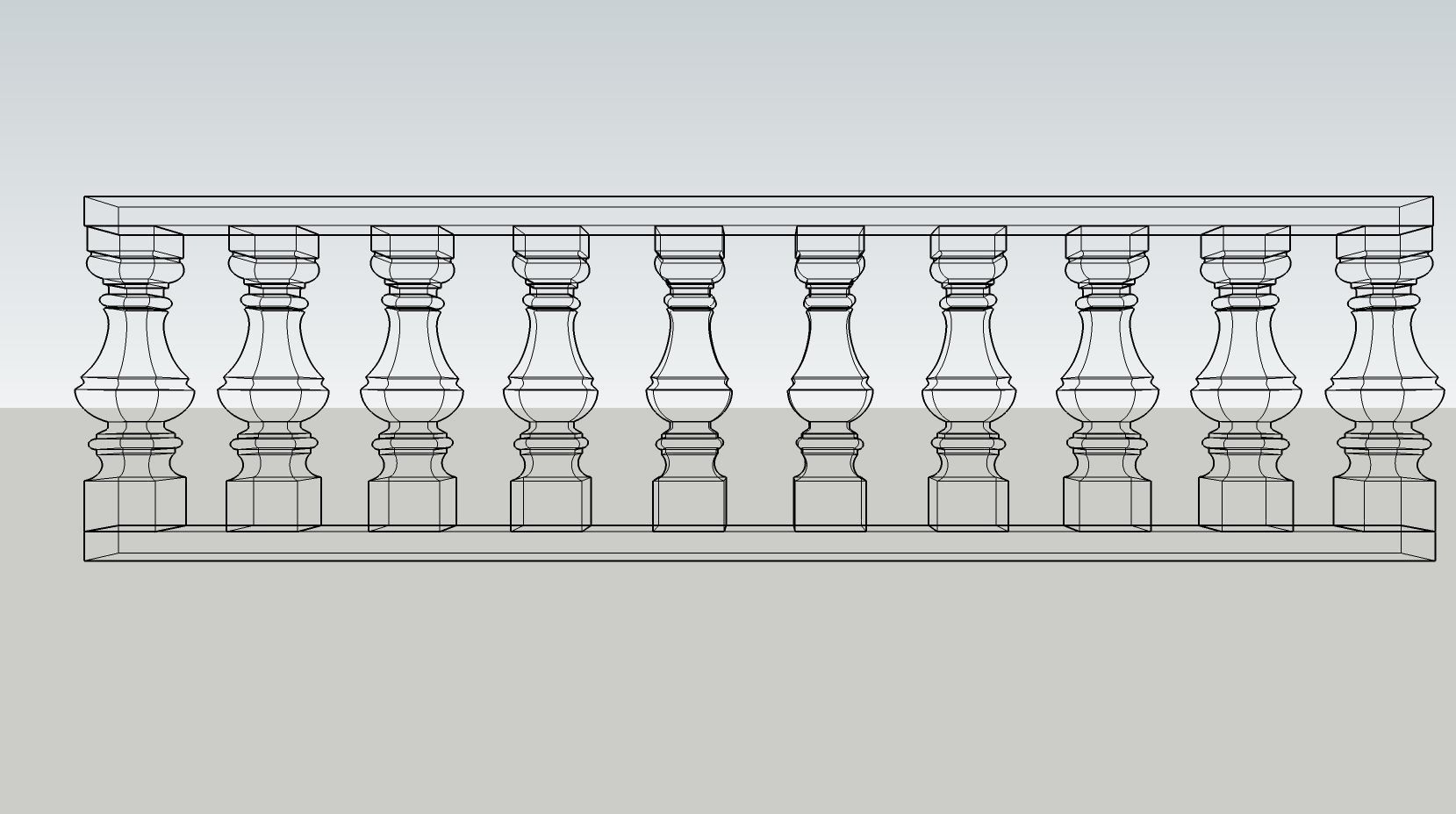 Baluster 3D Model Download 3D model Sketchup 3D model 3D model | CGTrader