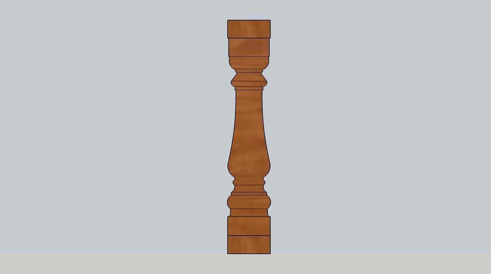 Baluster 3D Model Download 3D model Sketchup 3D model 3D model | CGTrader
