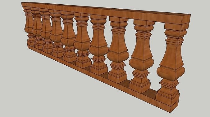 Baluster 3D Model Download 3D model Sketchup 3D model 3D model | CGTrader