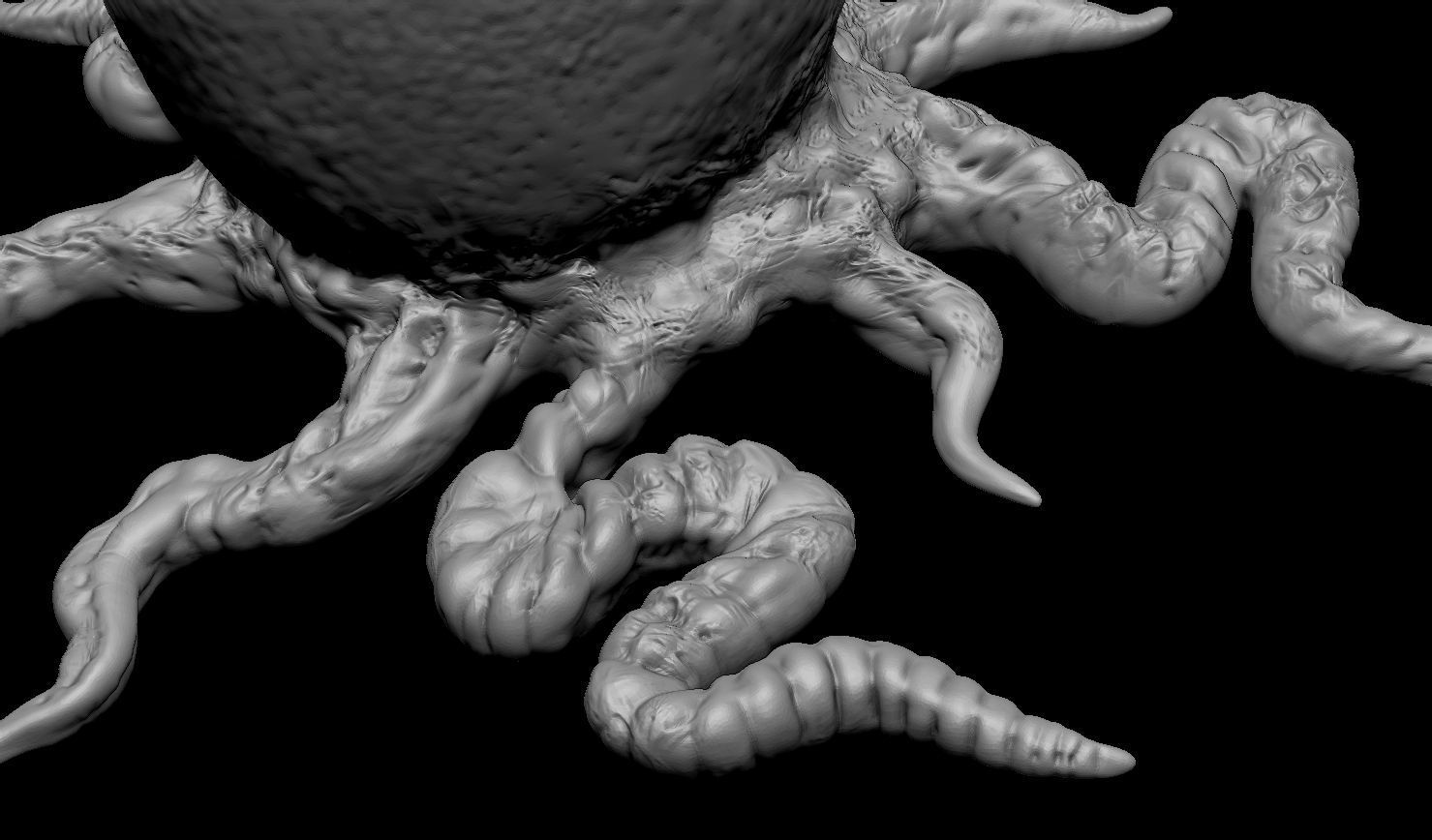 3D PRINTABLE ALIEN EGG OVOMORPH 1979 WITH ROOTS 3D model 3D printable ...