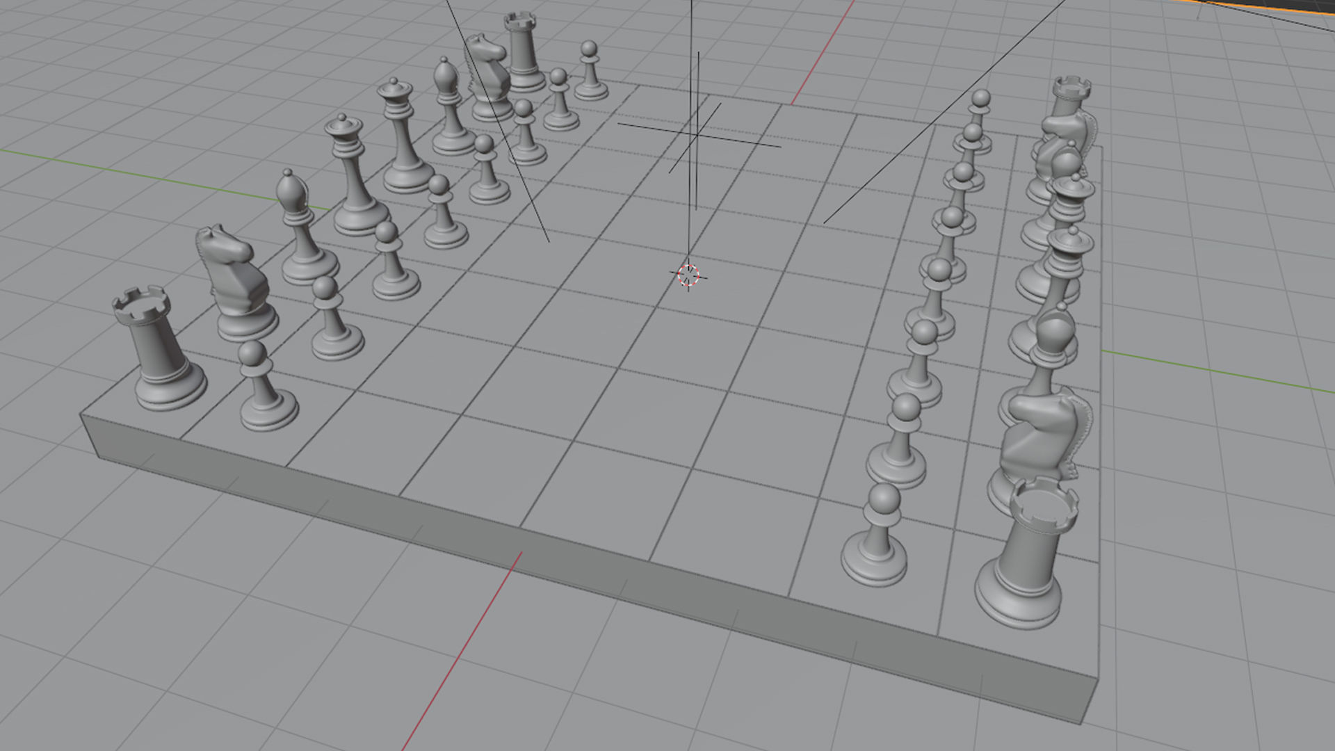 Chess Pieces 3D Model 3D model | CGTrader