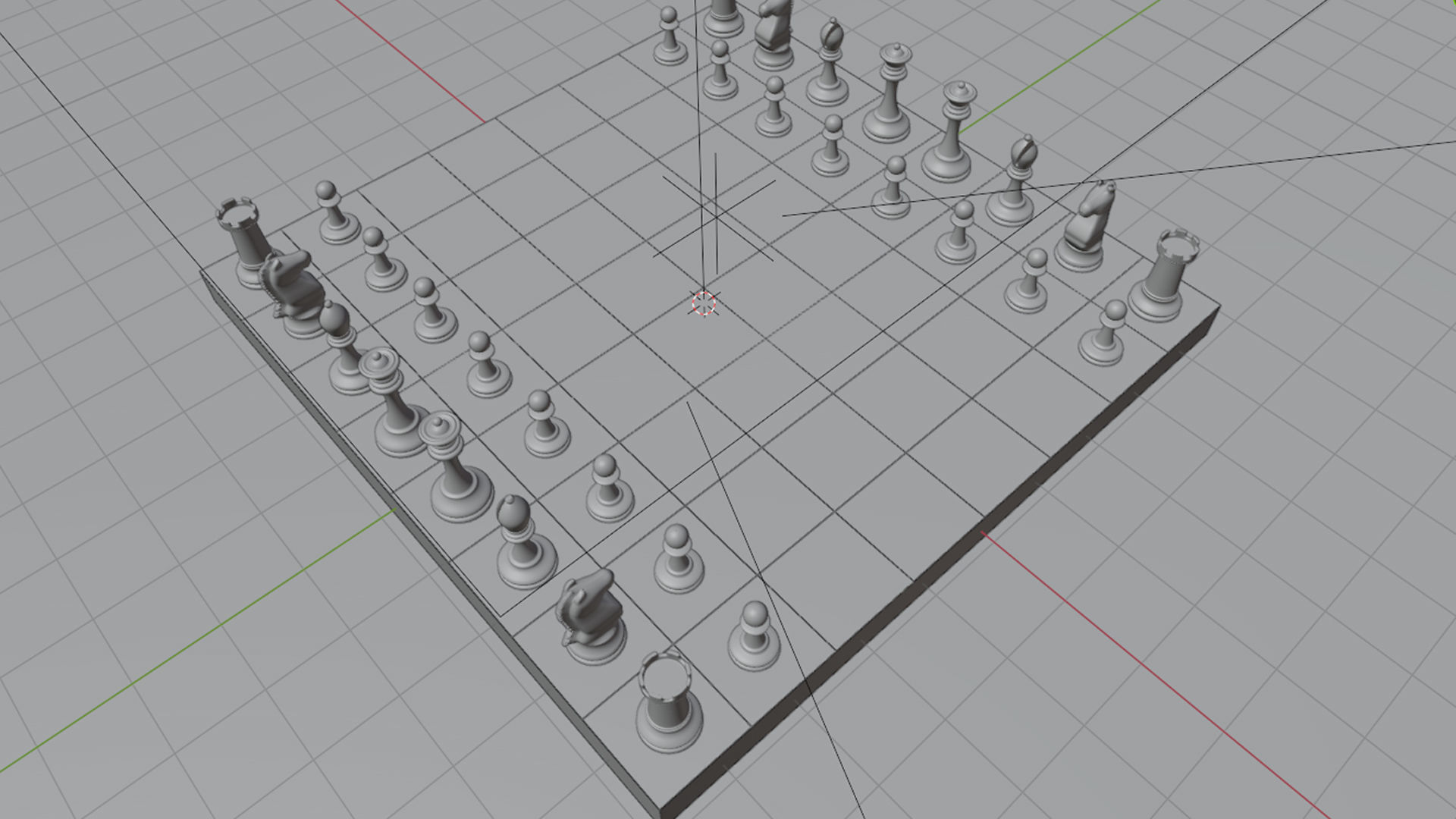 Chess Pieces 3D Model 3D model | CGTrader