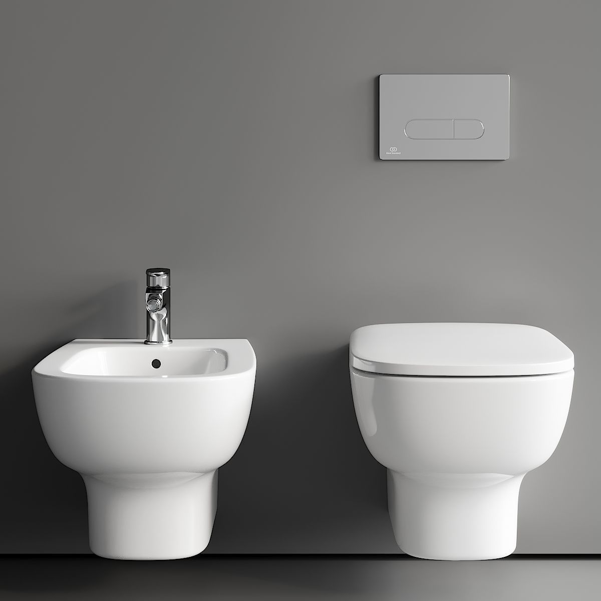 Ideal Standard Esedra Wall-Hung WC 3D model | CGTrader