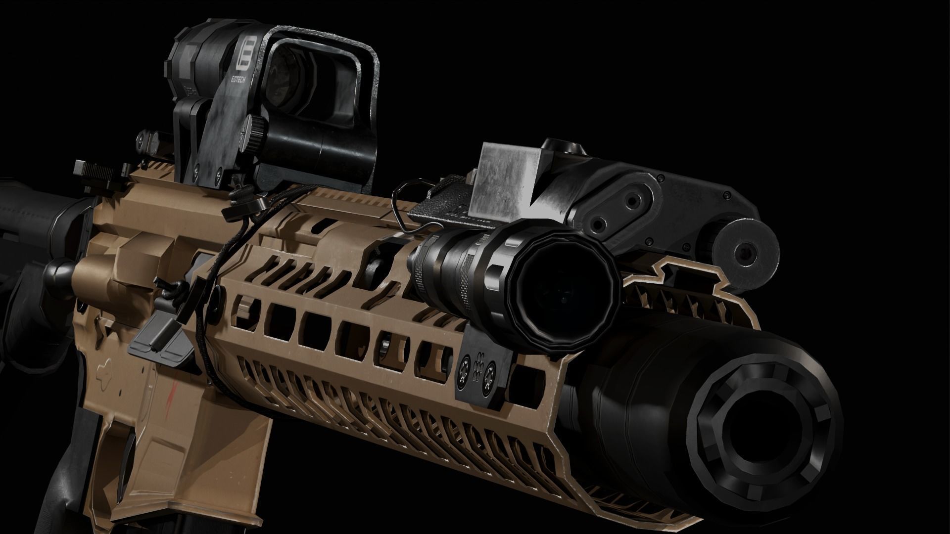 3D model Sig Sauer MCX Virtus Game Ready Gun VR / AR / low-poly | CGTrader