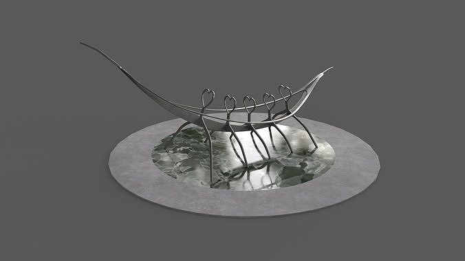 3D model PBR Modern Monument and Memorial A VR / AR / low-poly | CGTrader