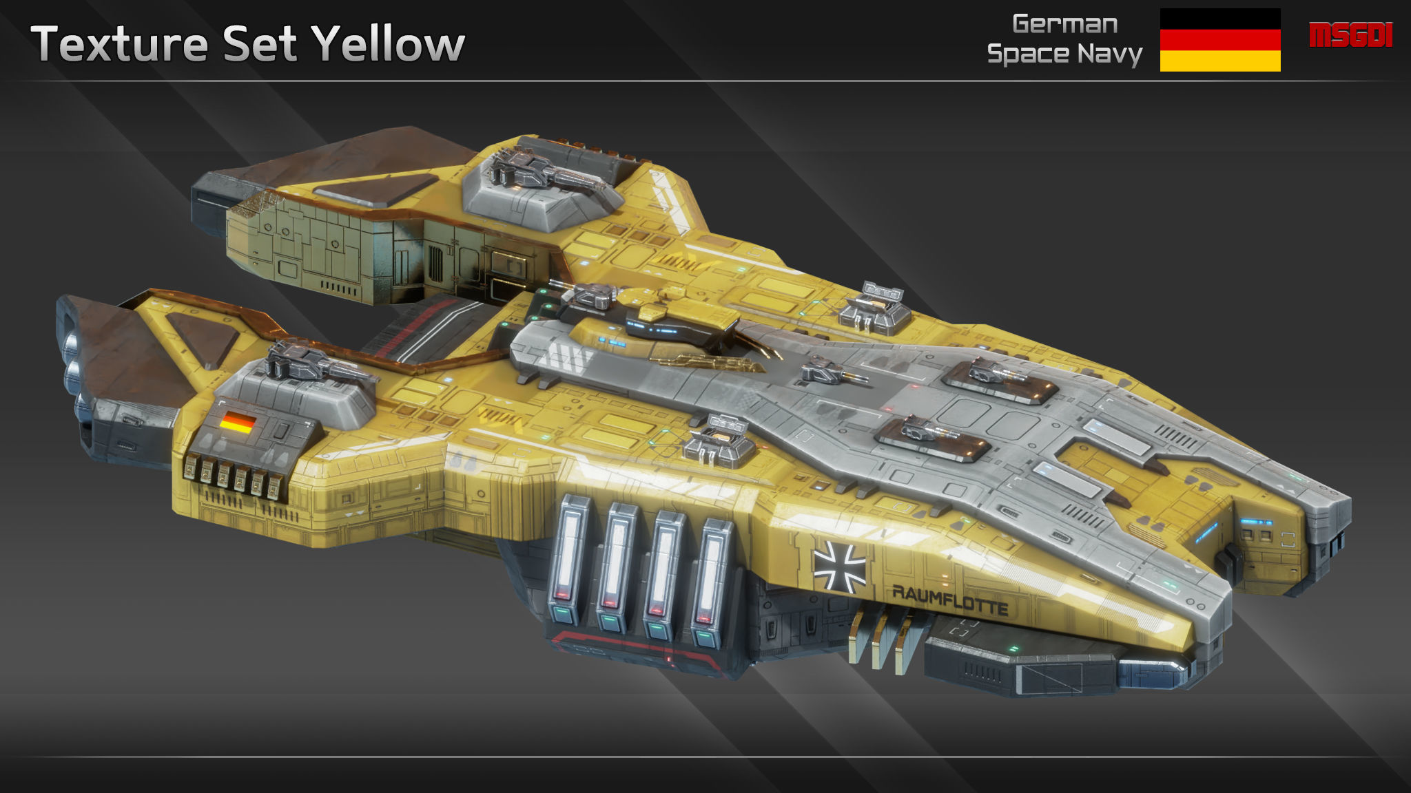 GSN German Space Navy Fleet Collection VR / AR / low-poly | CGTrader