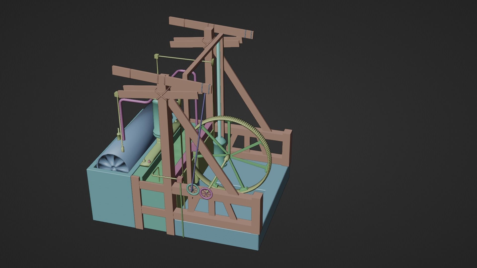 STEAM ENGINE 3D model | CGTrader