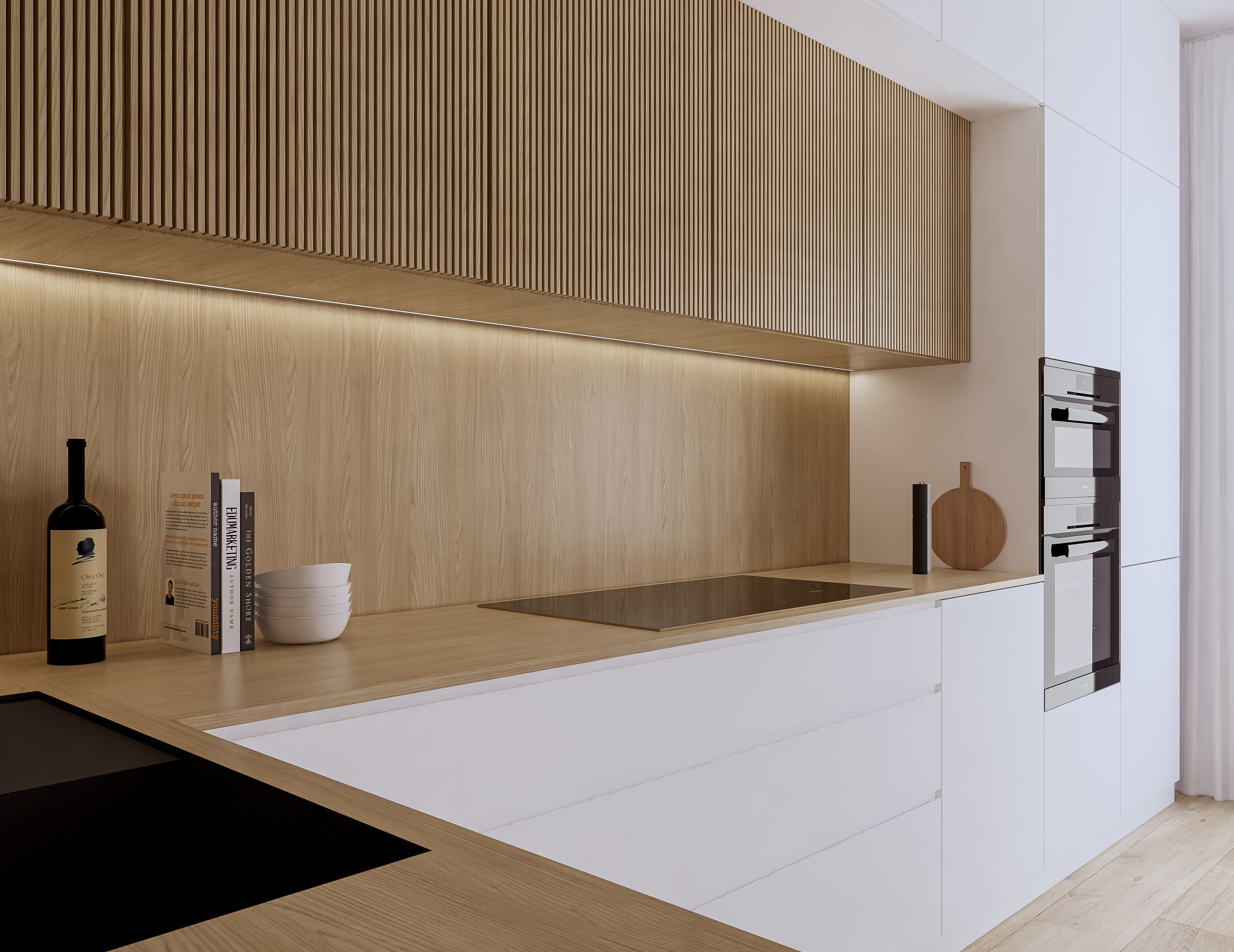 3D model Modern Kitchen Created in Revit 11 VR / AR / low-poly | CGTrader