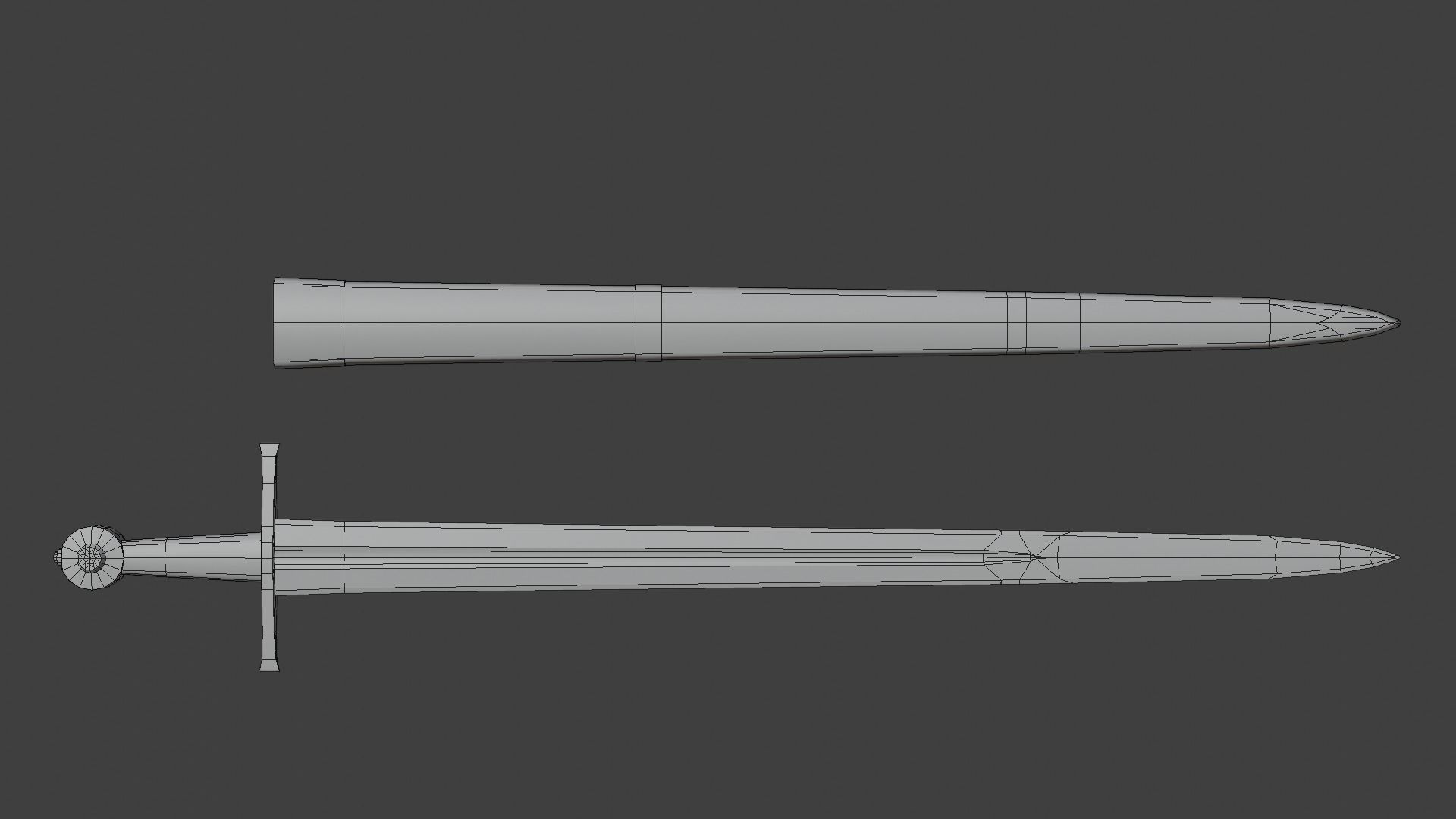 3D model Knightly Arming Sword VR / AR / low-poly | CGTrader