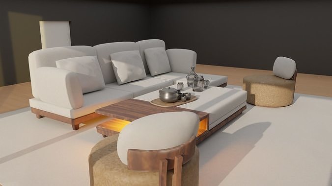 Sofa design 3D model | CGTrader
