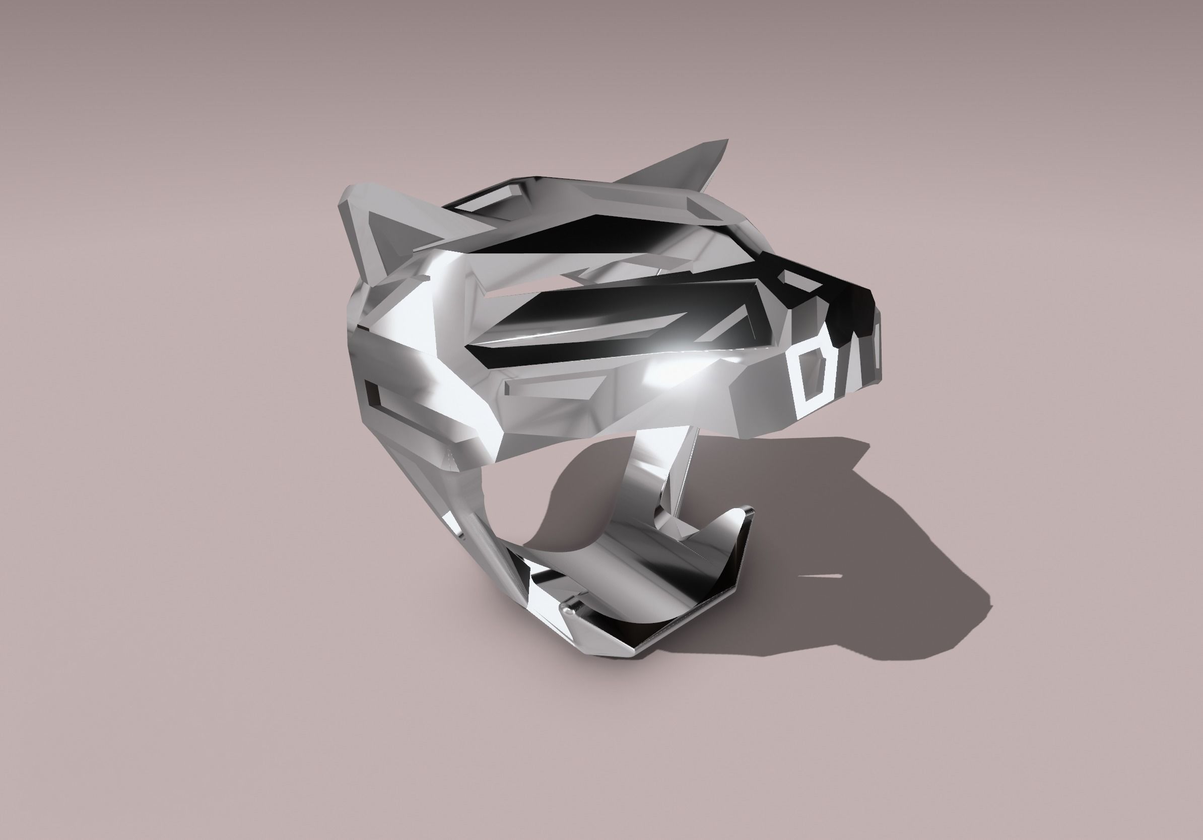 Black tiger 3D model | CGTrader