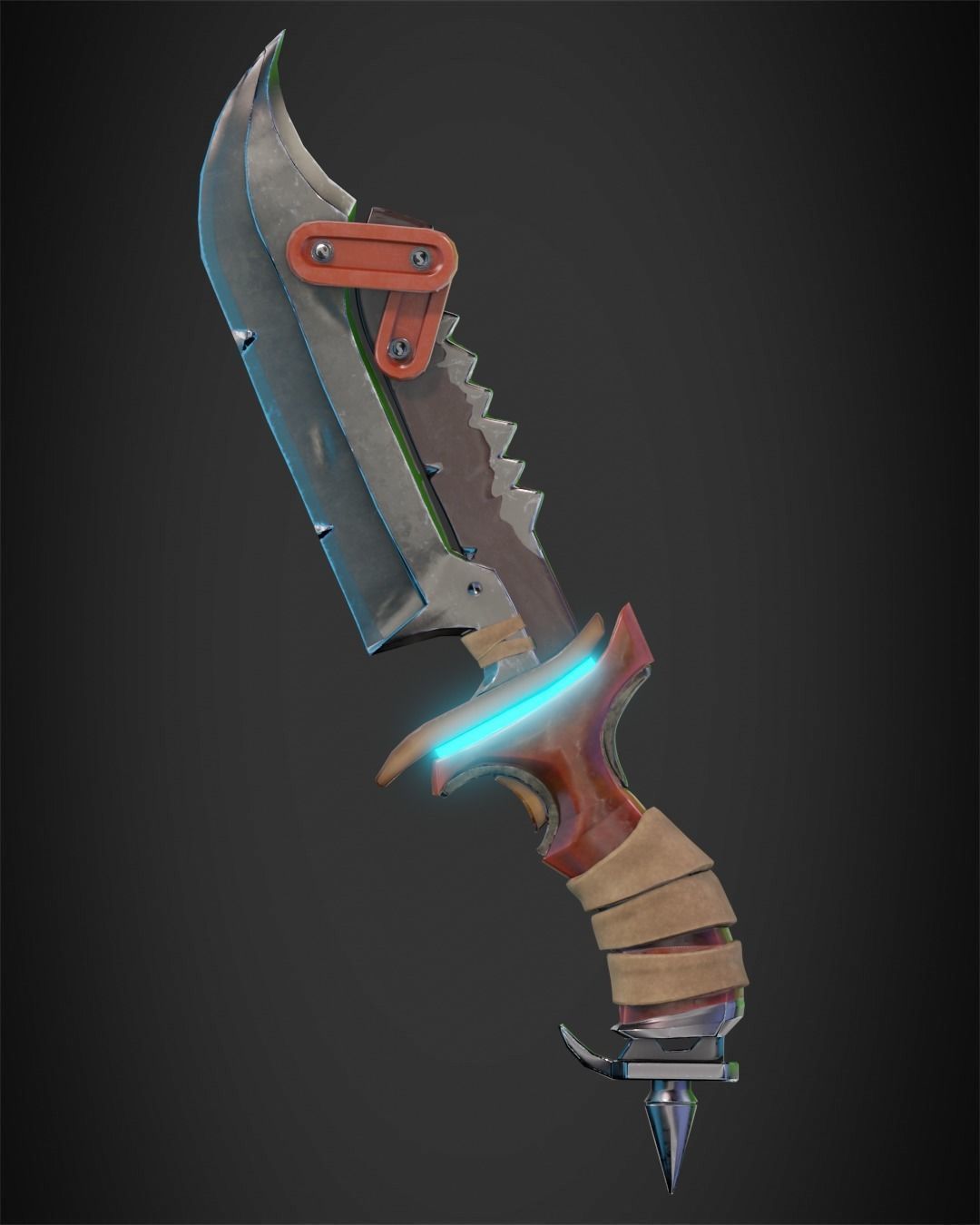 Overwatch 2 Junker Queen Knife for Cosplay 3D model 3D printable | CGTrader