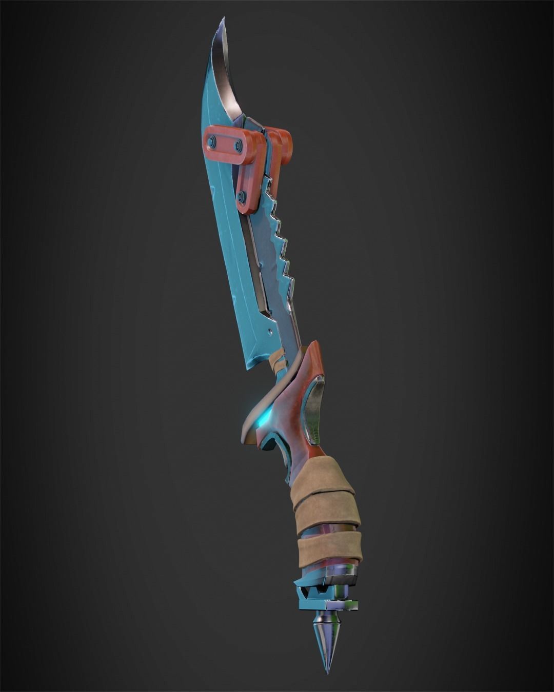 Overwatch 2 Junker Queen Knife for Cosplay 3D model 3D printable | CGTrader