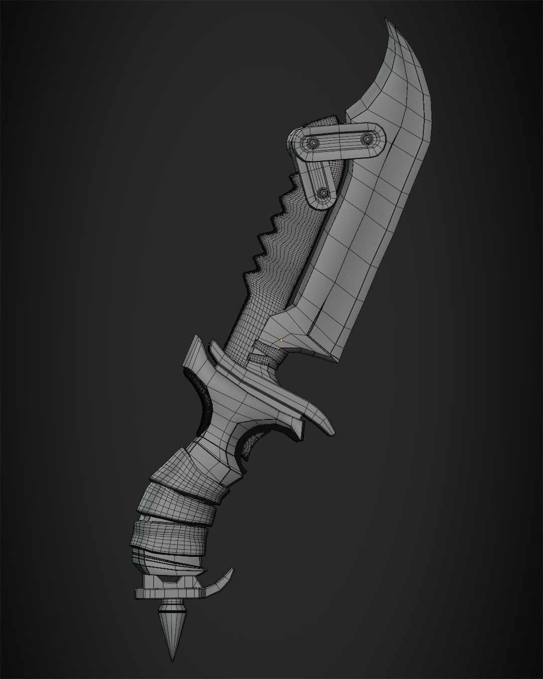 Overwatch 2 Junker Queen Knife for Cosplay 3D model 3D printable | CGTrader