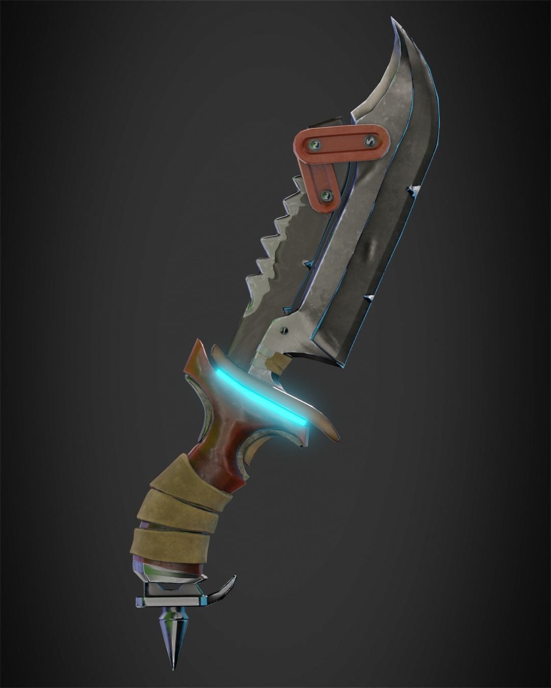 Overwatch 2 Junker Queen Knife for Cosplay 3D model 3D printable | CGTrader
