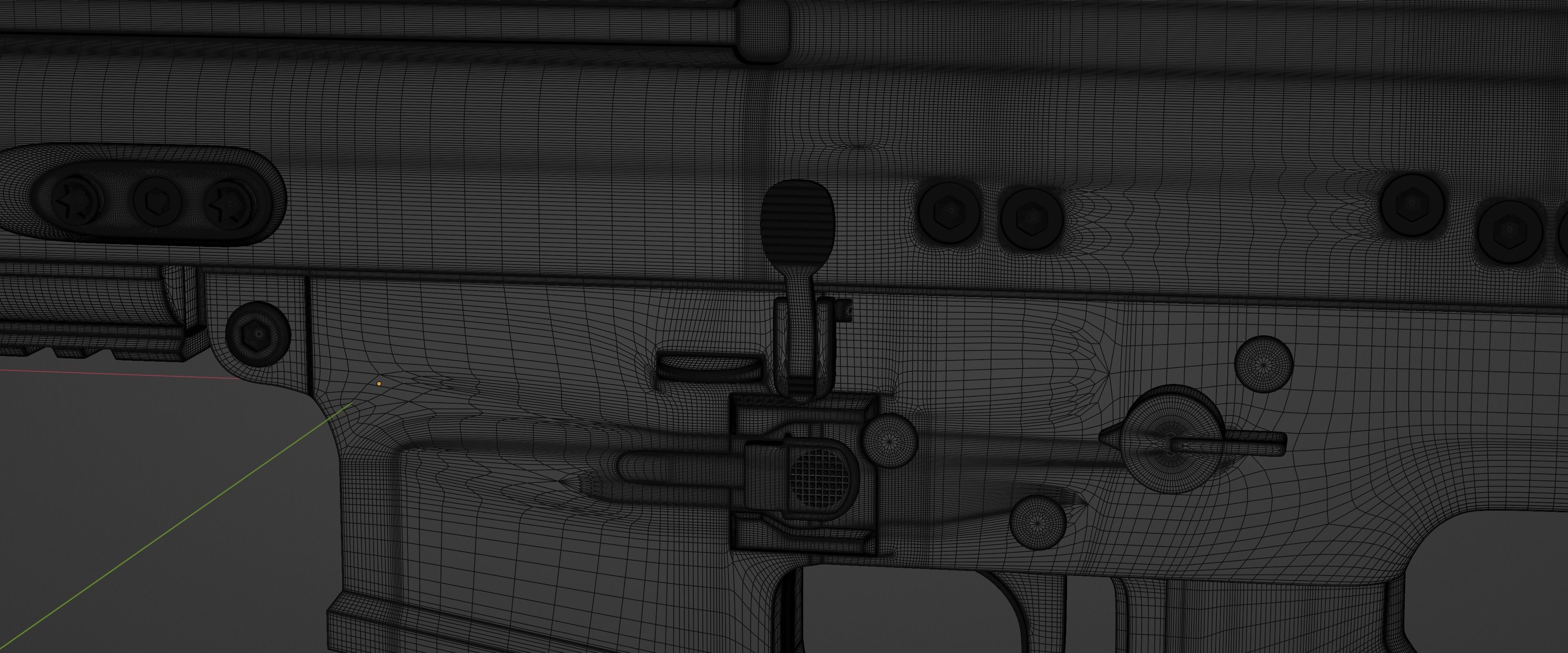 FN SCAR-H High Poly free 3D model | CGTrader