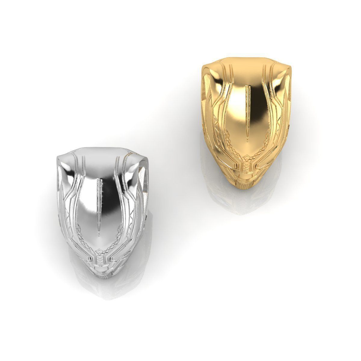 Black Panther Mask 3DM STL OBJ model for 3D printing and CNC 3D model 3D printable | CGTrader