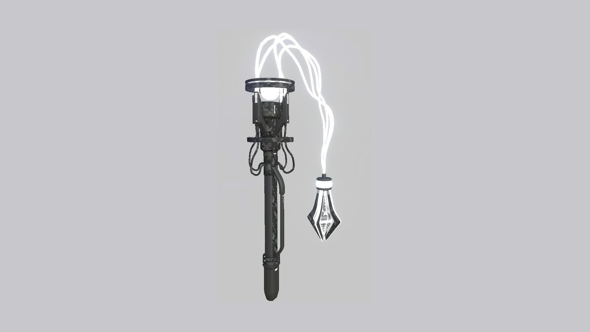 3D model SciFi Flail A09 Black Camouflage - Sci Fi Weapon Design VR ...