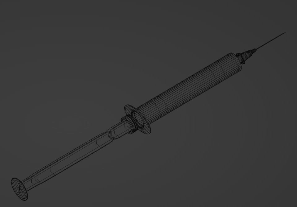 3D model Syringe VR / AR / low-poly | CGTrader