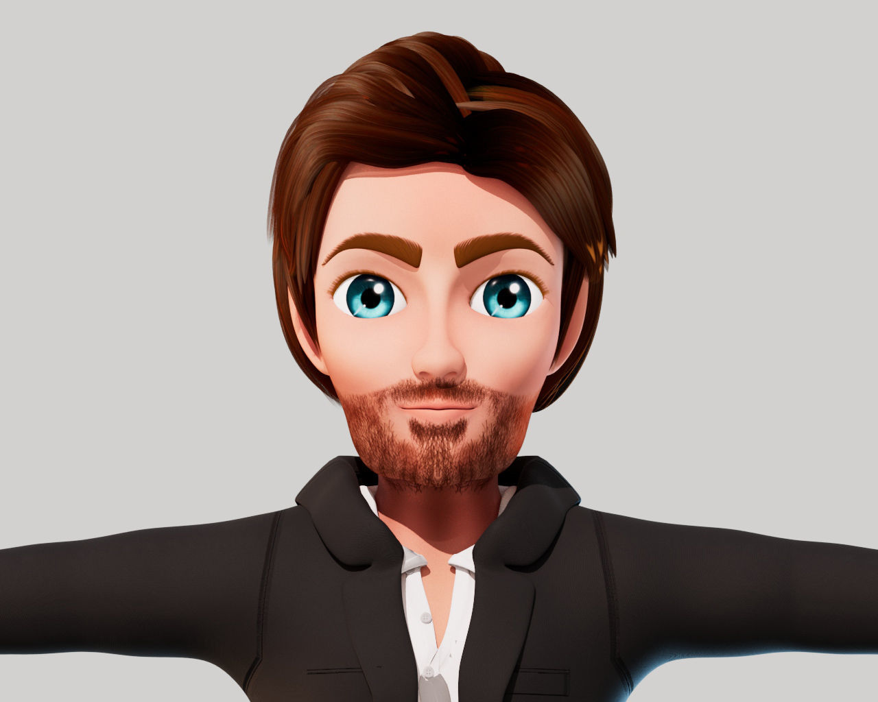 Cartoon Man ALex 3D model | CGTrader