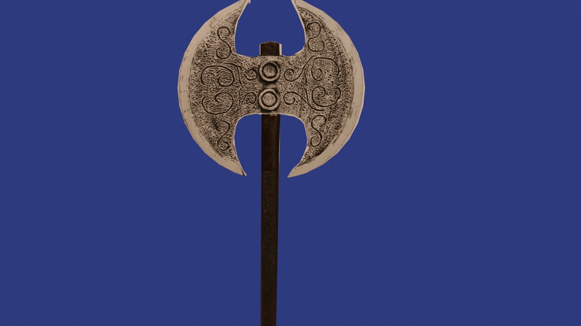 3D model war axe weapon game ready VR / AR / low-poly | CGTrader