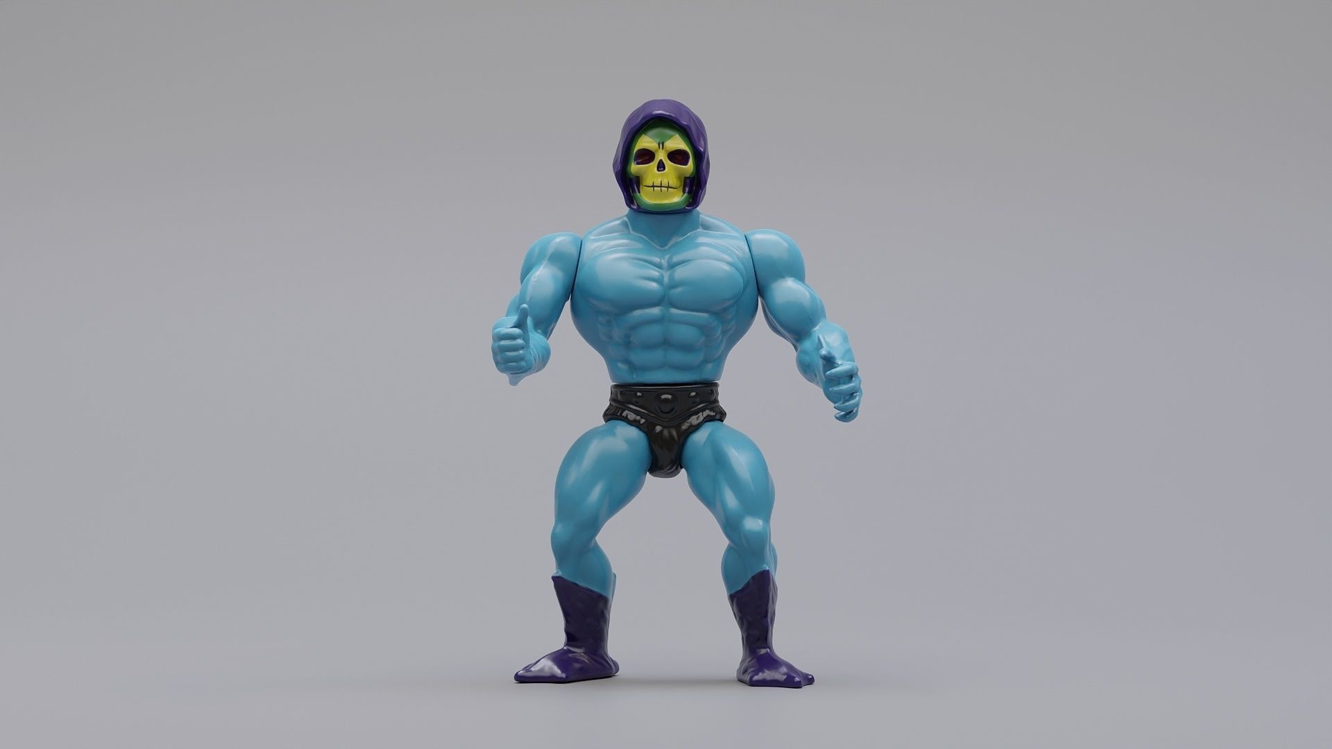 Skeletor Action Figure 3D model rigged | CGTrader