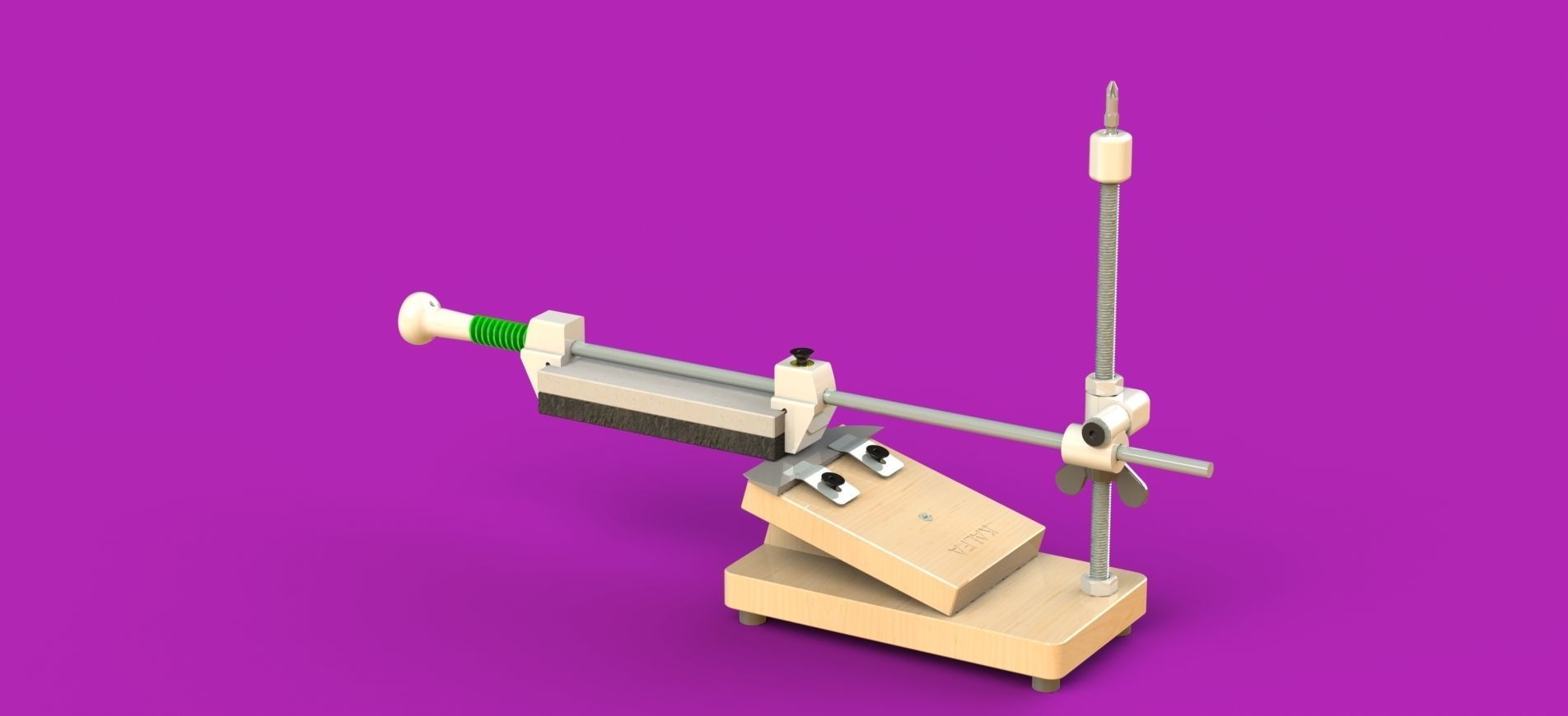 Design for sharpening knives 3D model 3D printable | CGTrader