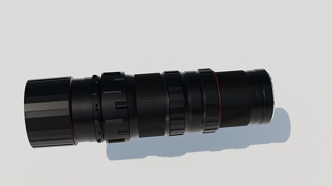 3D model Camera Lens Custom 2 VR / AR / low-poly | CGTrader