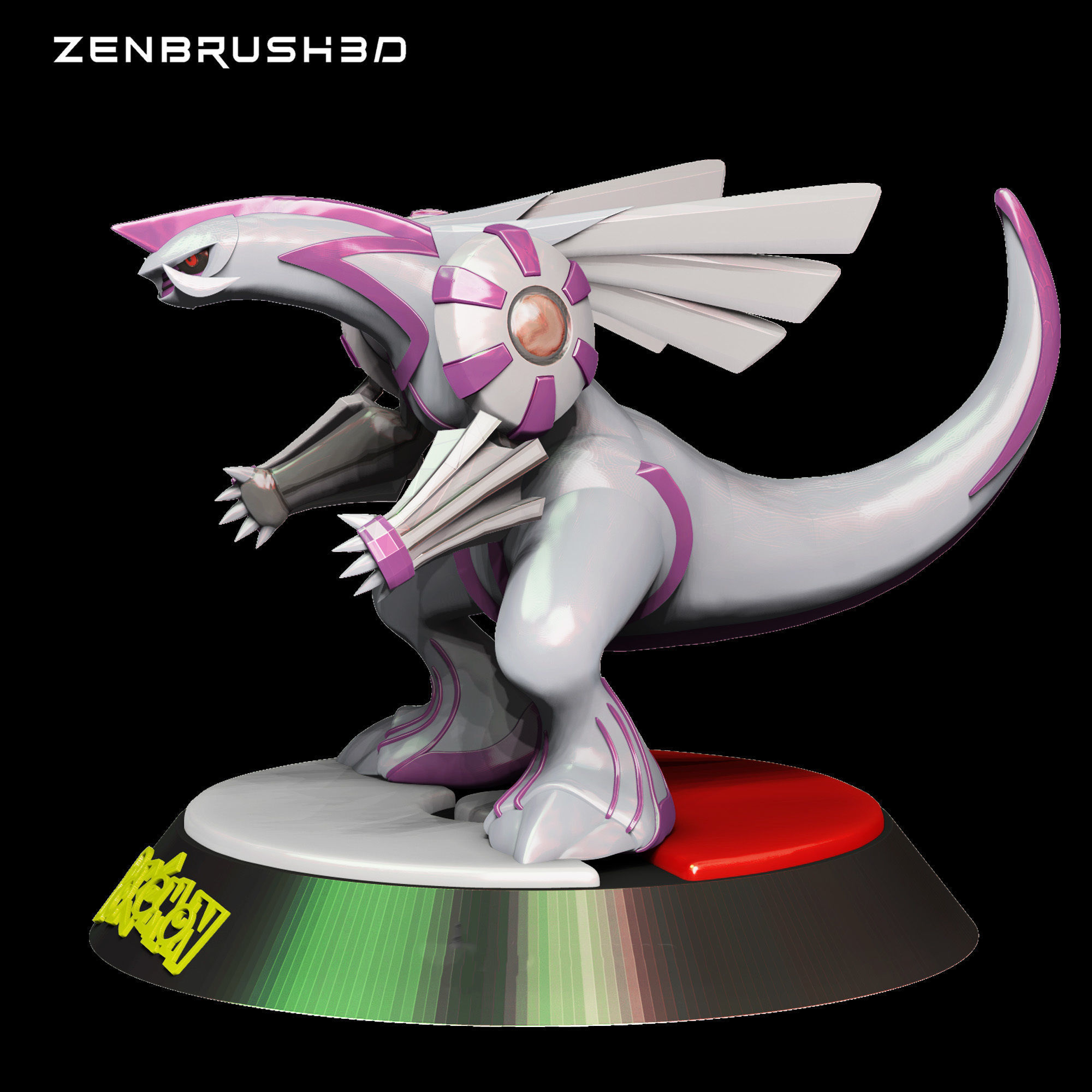 PALKIA - POKEMON 3D model 3D printable | CGTrader