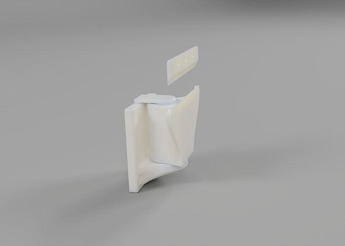 Tiltable decoupled HiFi Speaker Wallmount for heavy Speakers 3D model ...