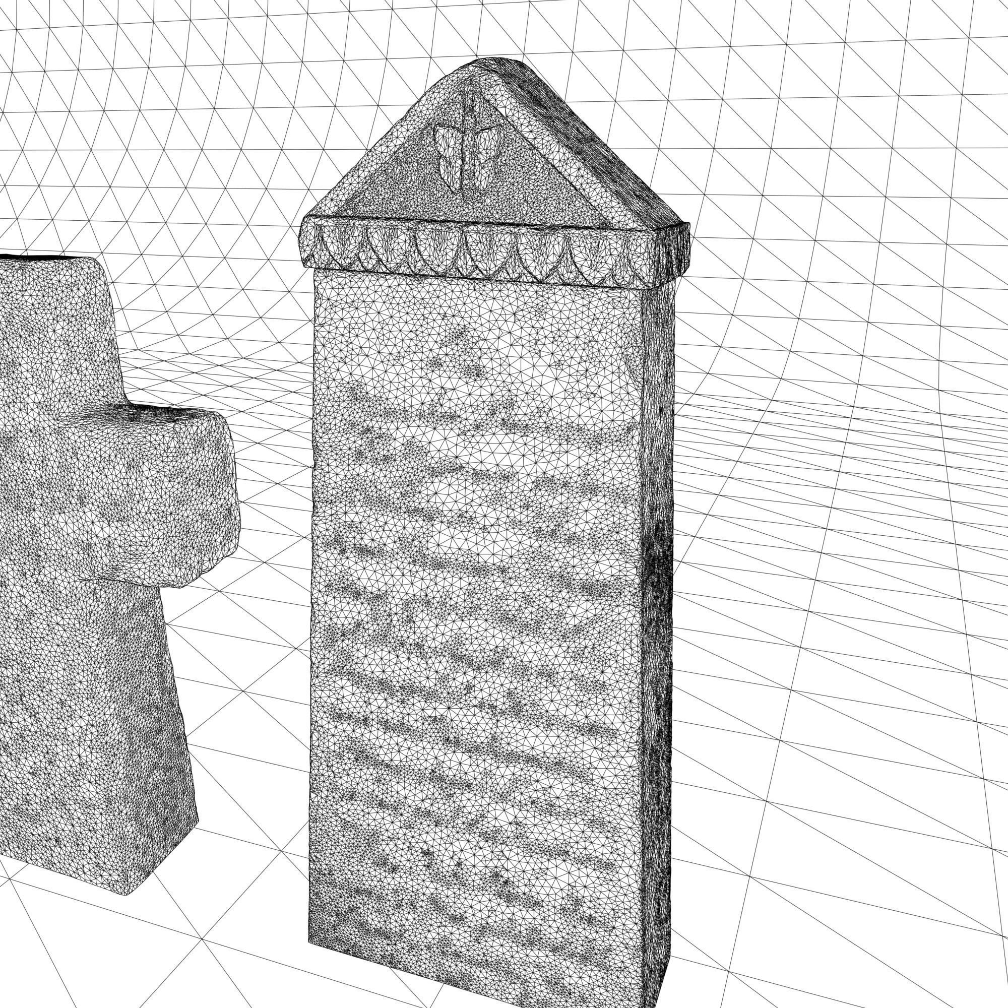Old Tombstone Pack - 8k Textures 3D model | CGTrader