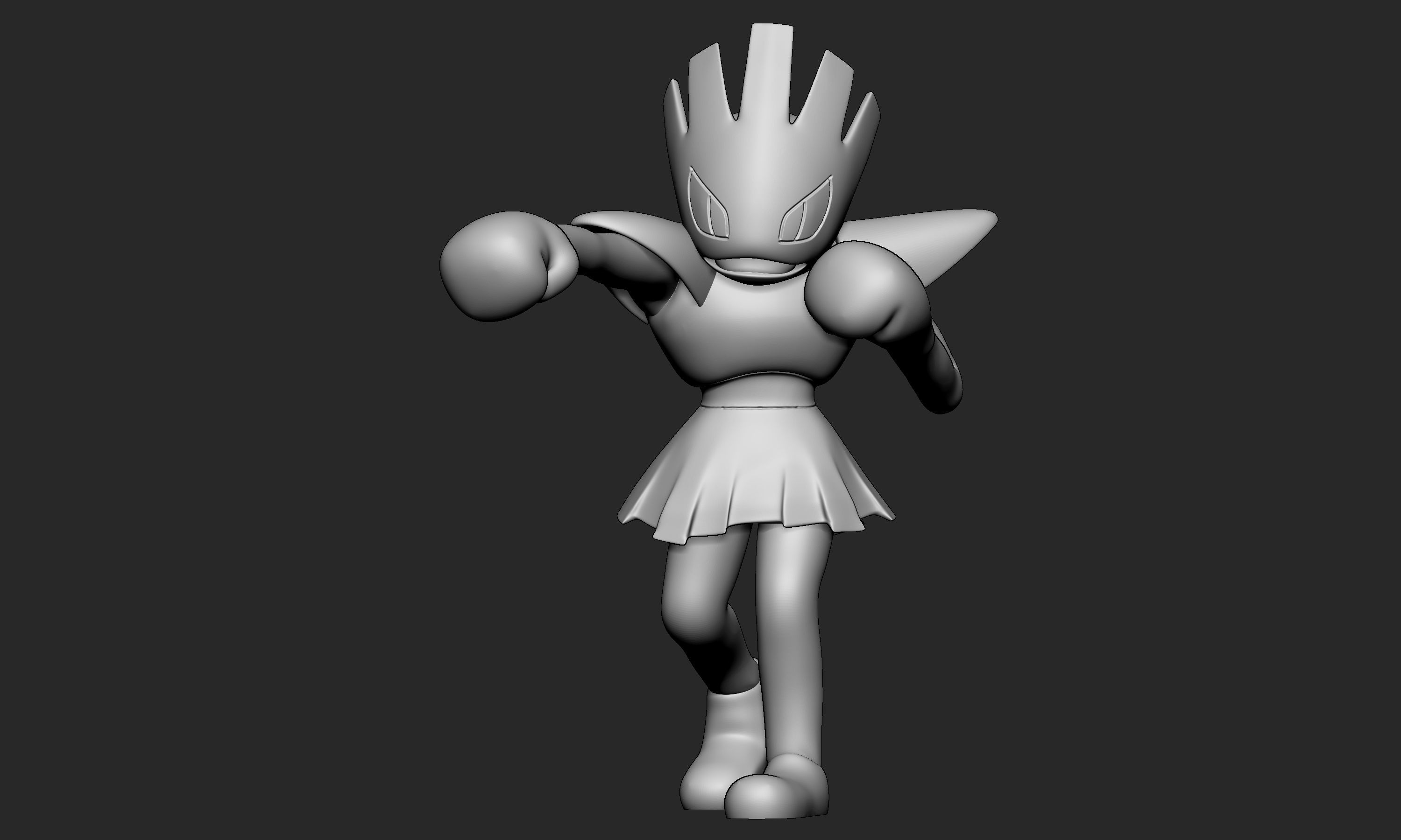 Pokemon - Hitmonchan with 2 poses 3D model 3D printable | CGTrader
