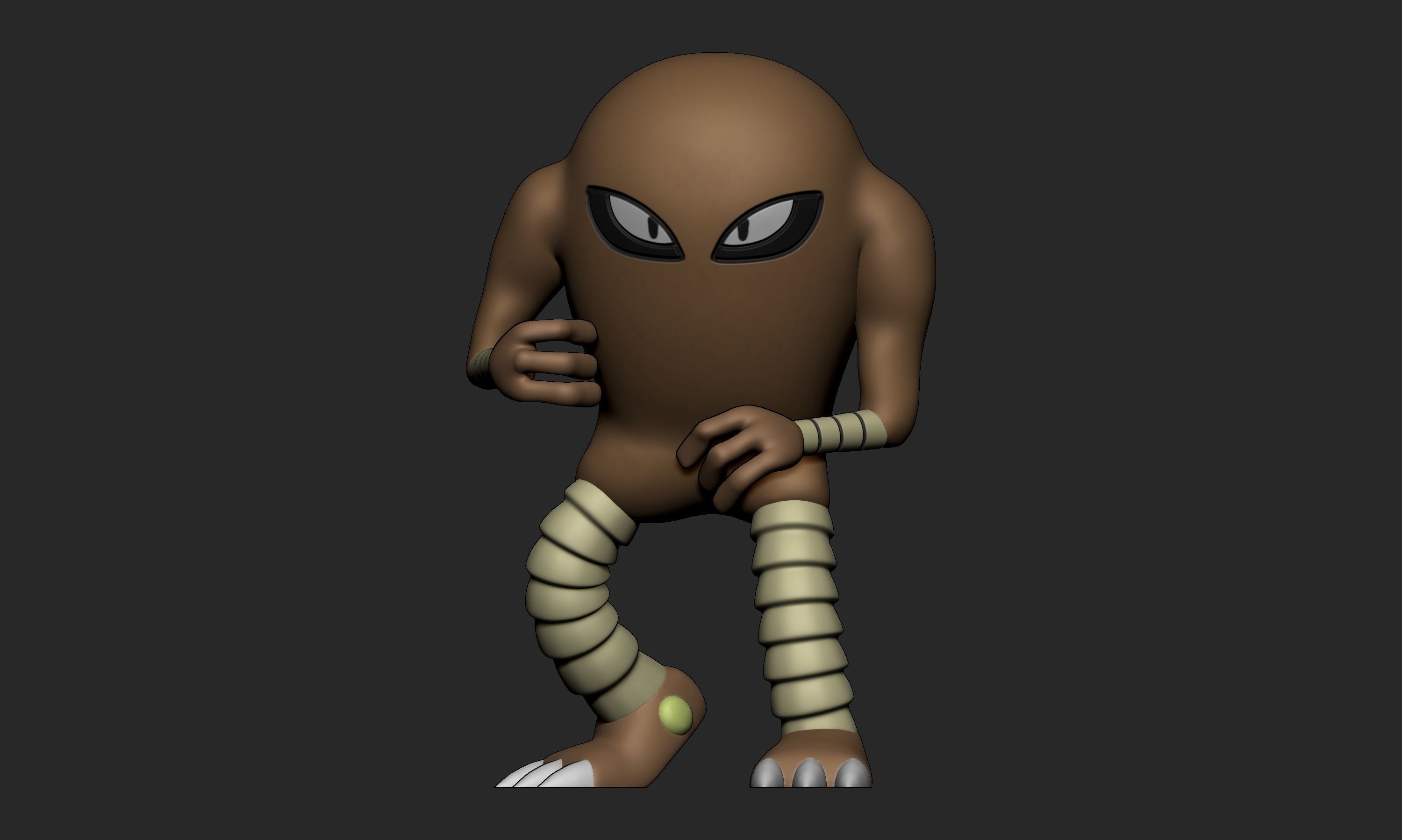 Pokemon - Hitmonlee with 2 poses 3D model 3D printable | CGTrader