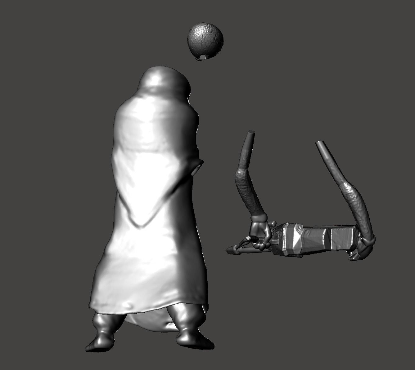 HALF-LIFE 2 CREMATOR - HL2 BETA ENEMY HIGH POLY STL 3D model 3D printable | CGTrader