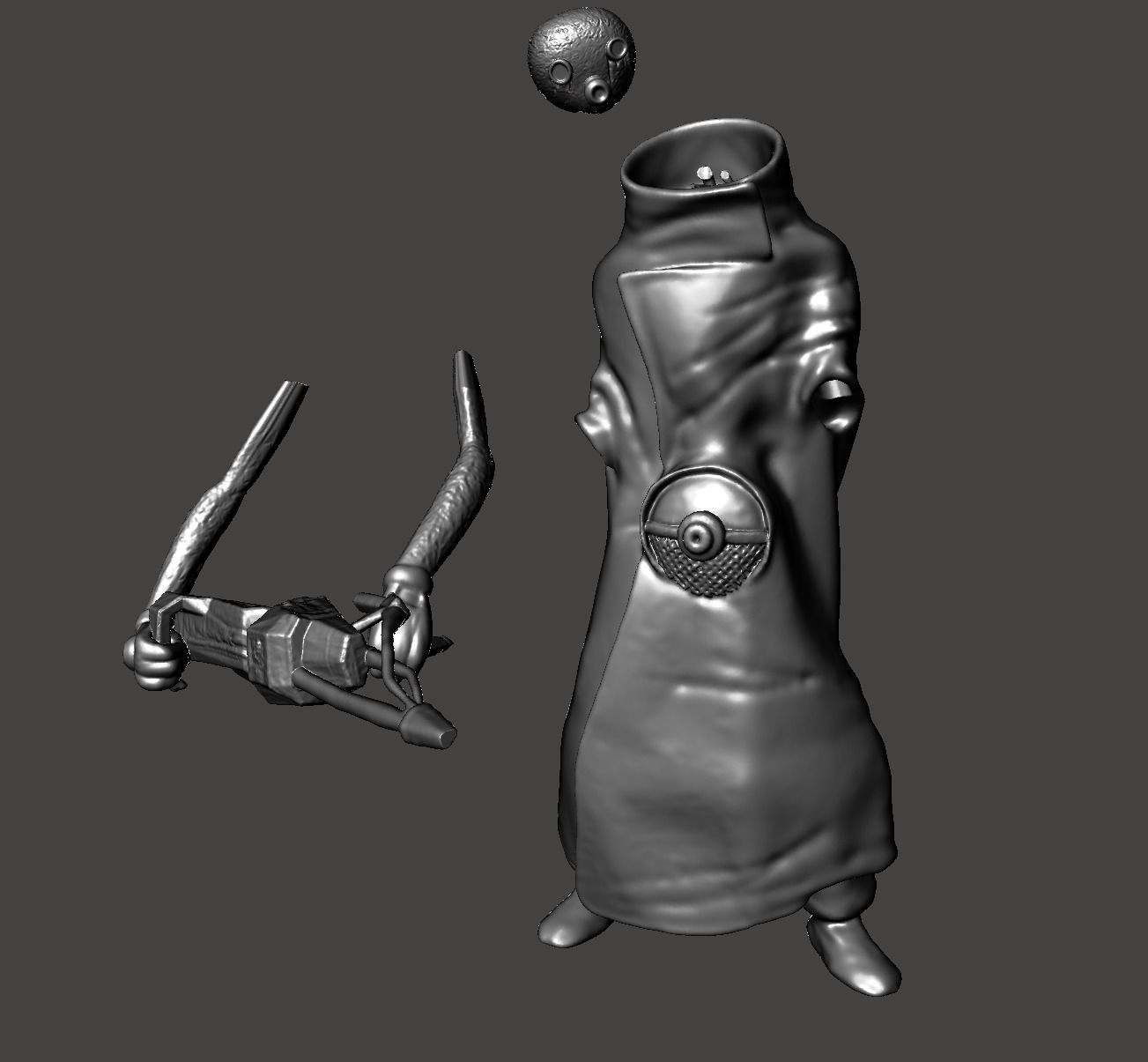 HALF-LIFE 2 CREMATOR - HL2 BETA ENEMY HIGH POLY STL 3D model 3D ...