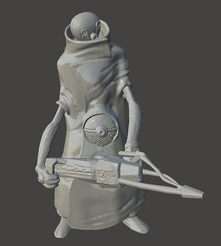 HALF-LIFE 2 CREMATOR - HL2 BETA ENEMY HIGH POLY STL 3D model 3D ...