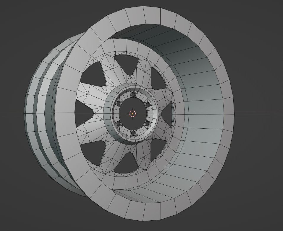 3D model Generic Offroad Steel Rim VR / AR / low-poly | CGTrader