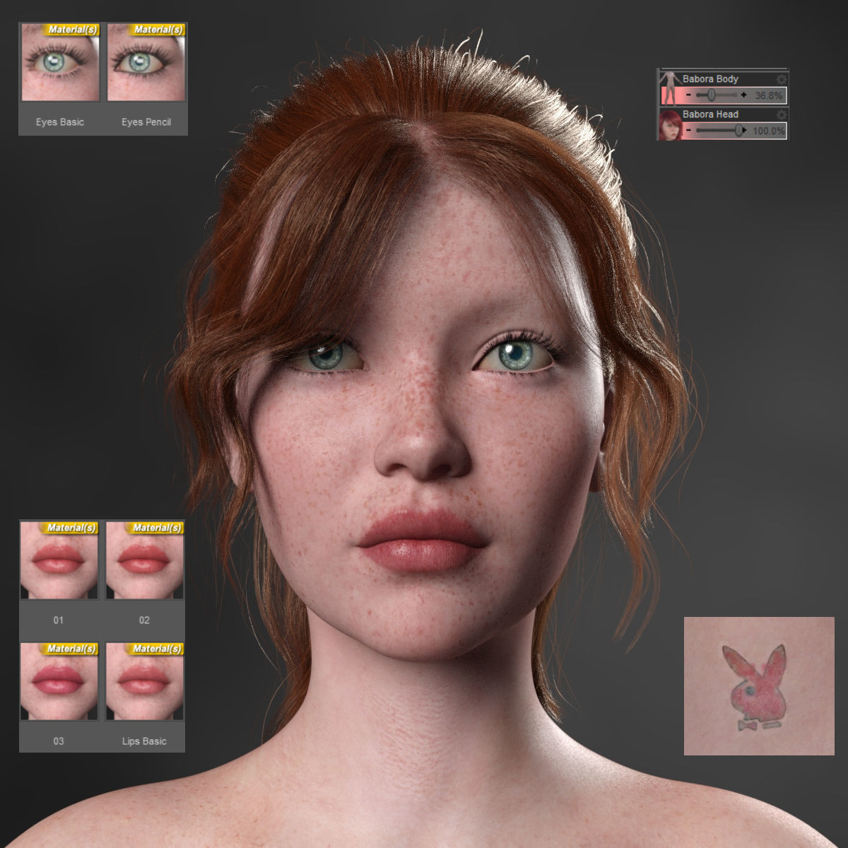 Babora High Quality Textures for G8-1 Female Texture | CGTrader