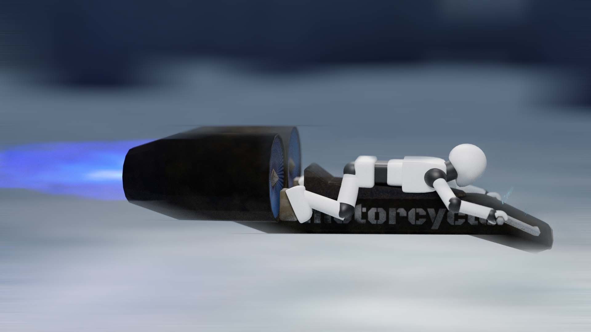 Soace motorcycle free VR / AR / low-poly 3D model | CGTrader