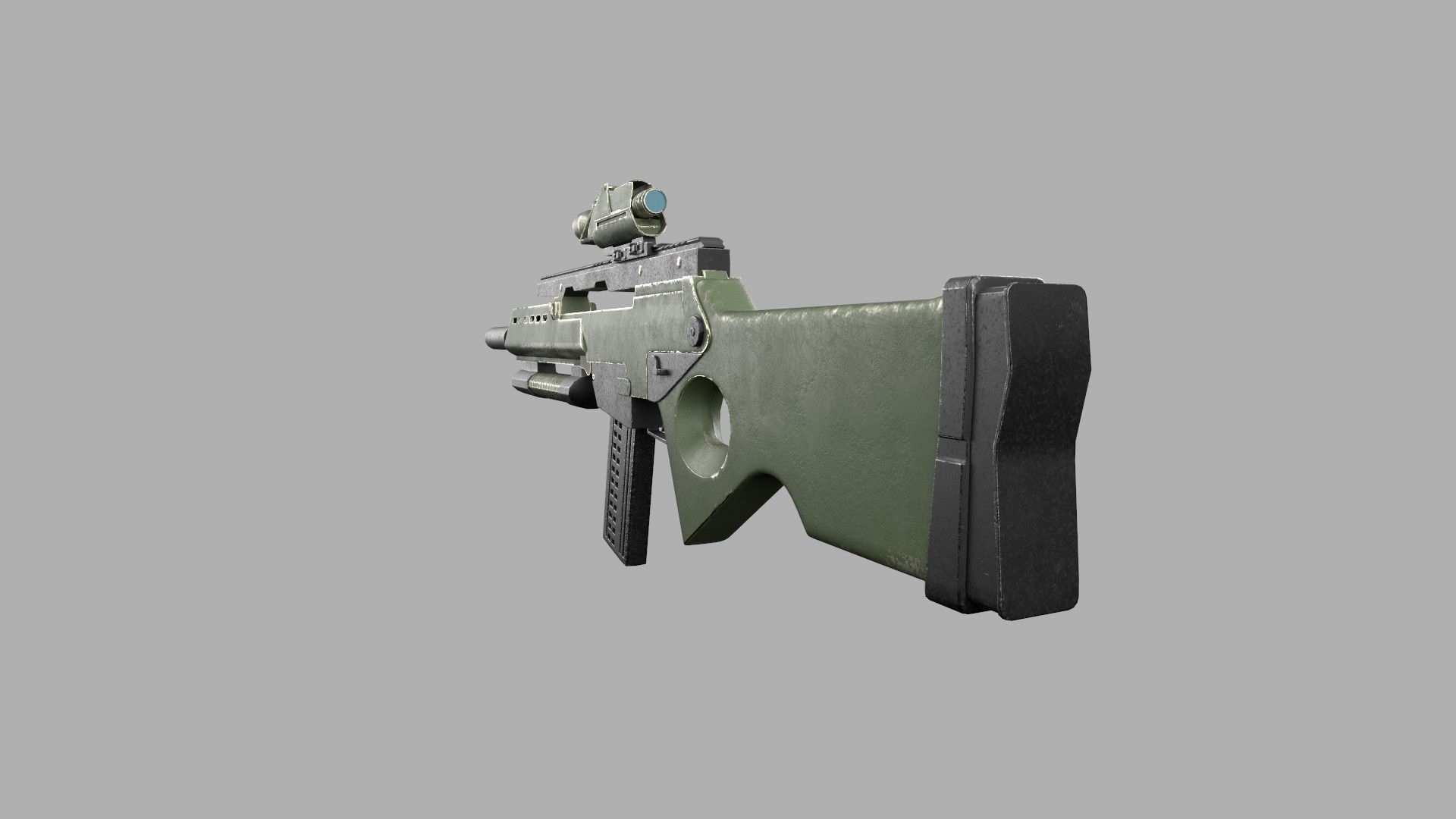 3D model Assault rifle VR / AR / low-poly | CGTrader