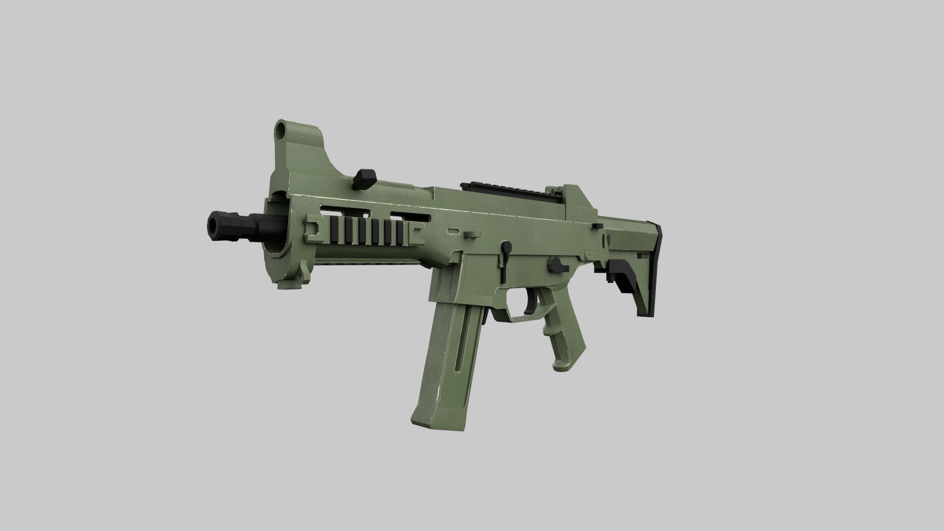 3D model Assault rifle VR / AR / low-poly | CGTrader
