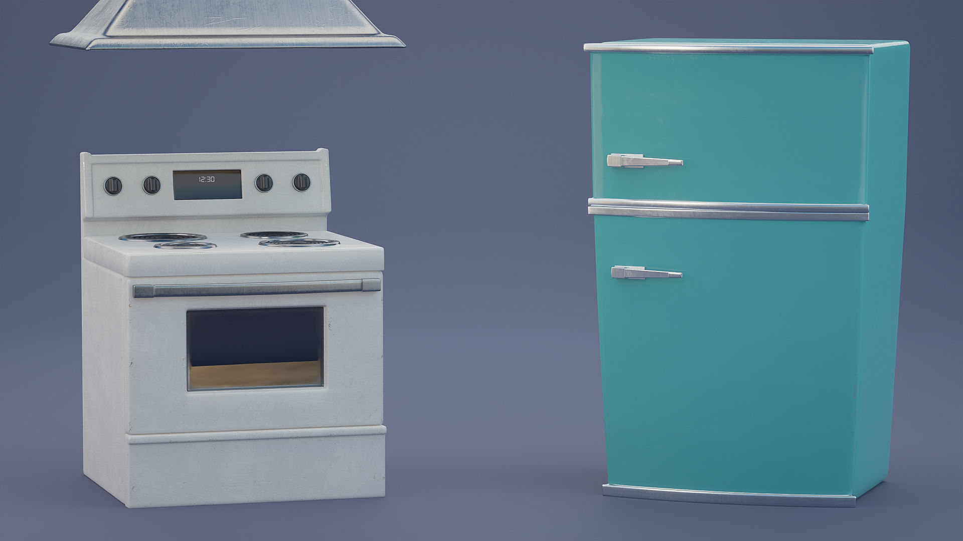 Stylized Kitchen Kit 3D model | CGTrader