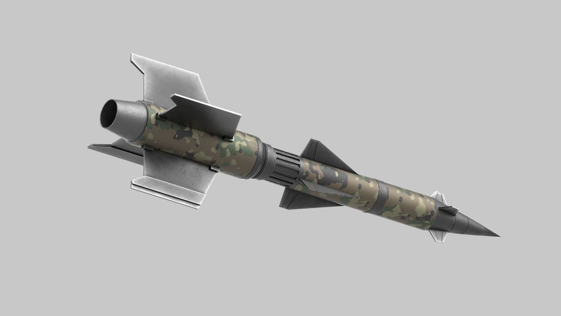3D model missile VR / AR / low-poly | CGTrader