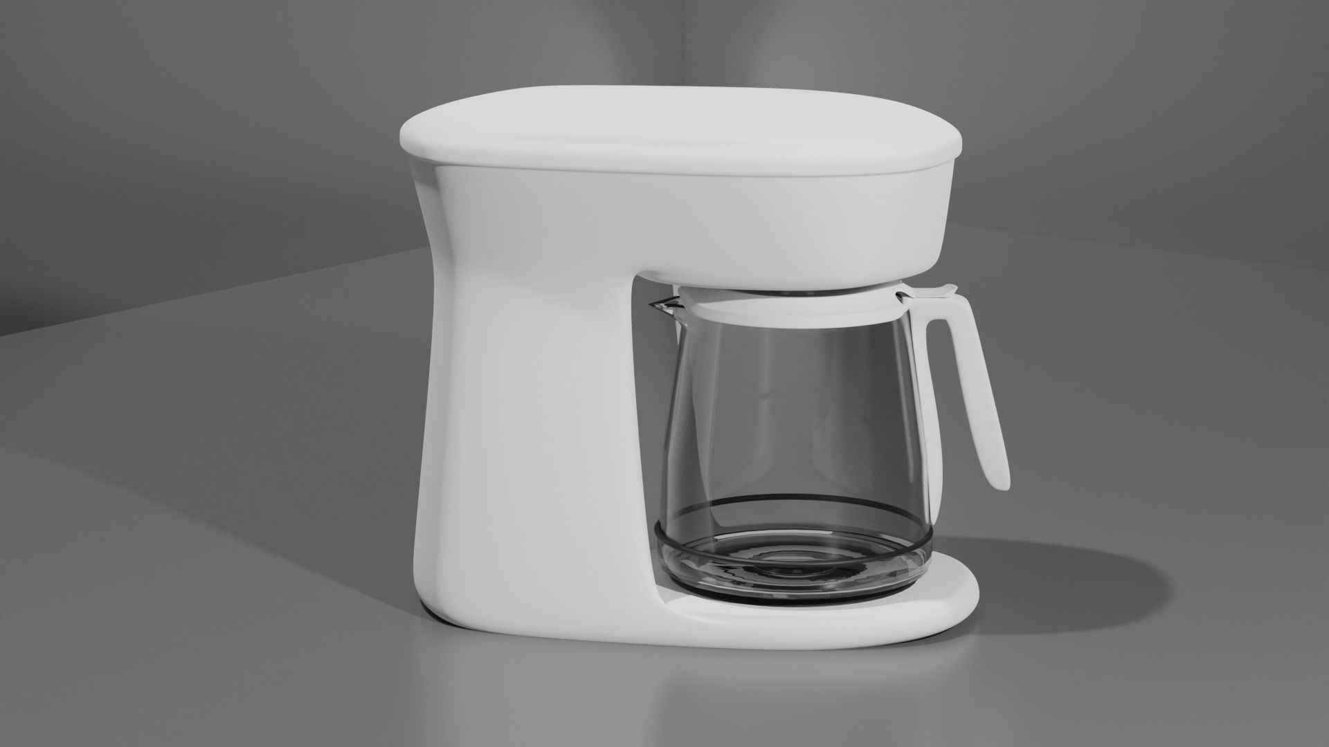 White Coffee Machine 3D model | CGTrader
