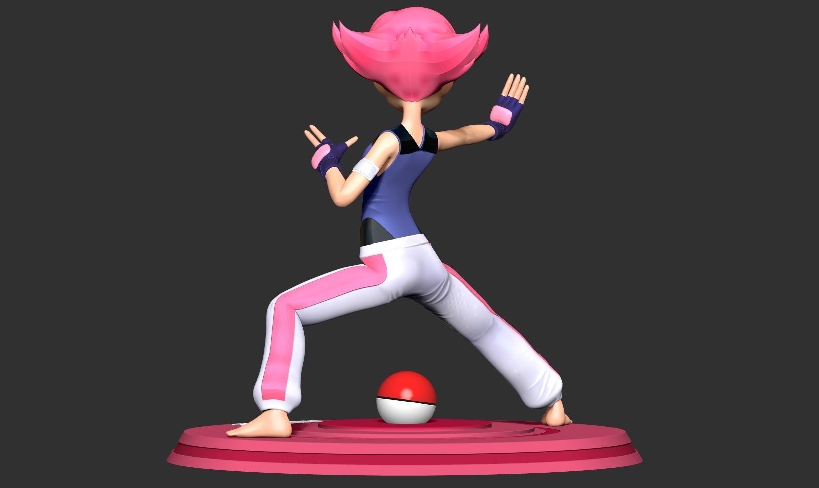 Maylene - Pokemon Fanart 3D model 3D printable | CGTrader