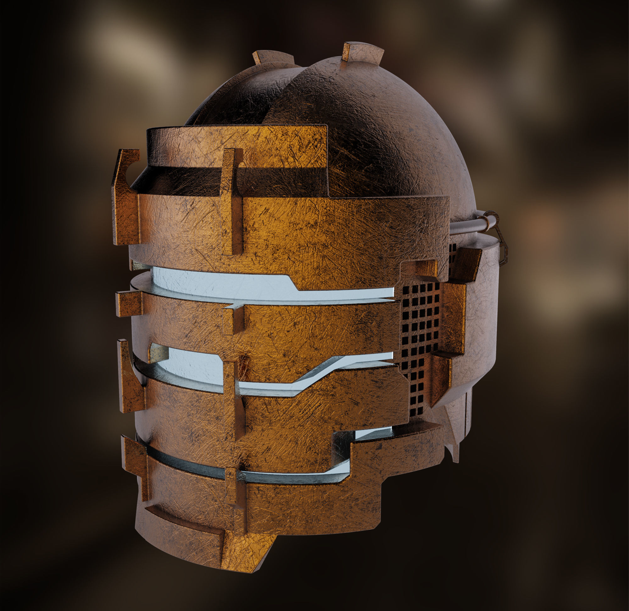 Dead Space - Isaac Clarke helmet 4 3D model | CGTrader