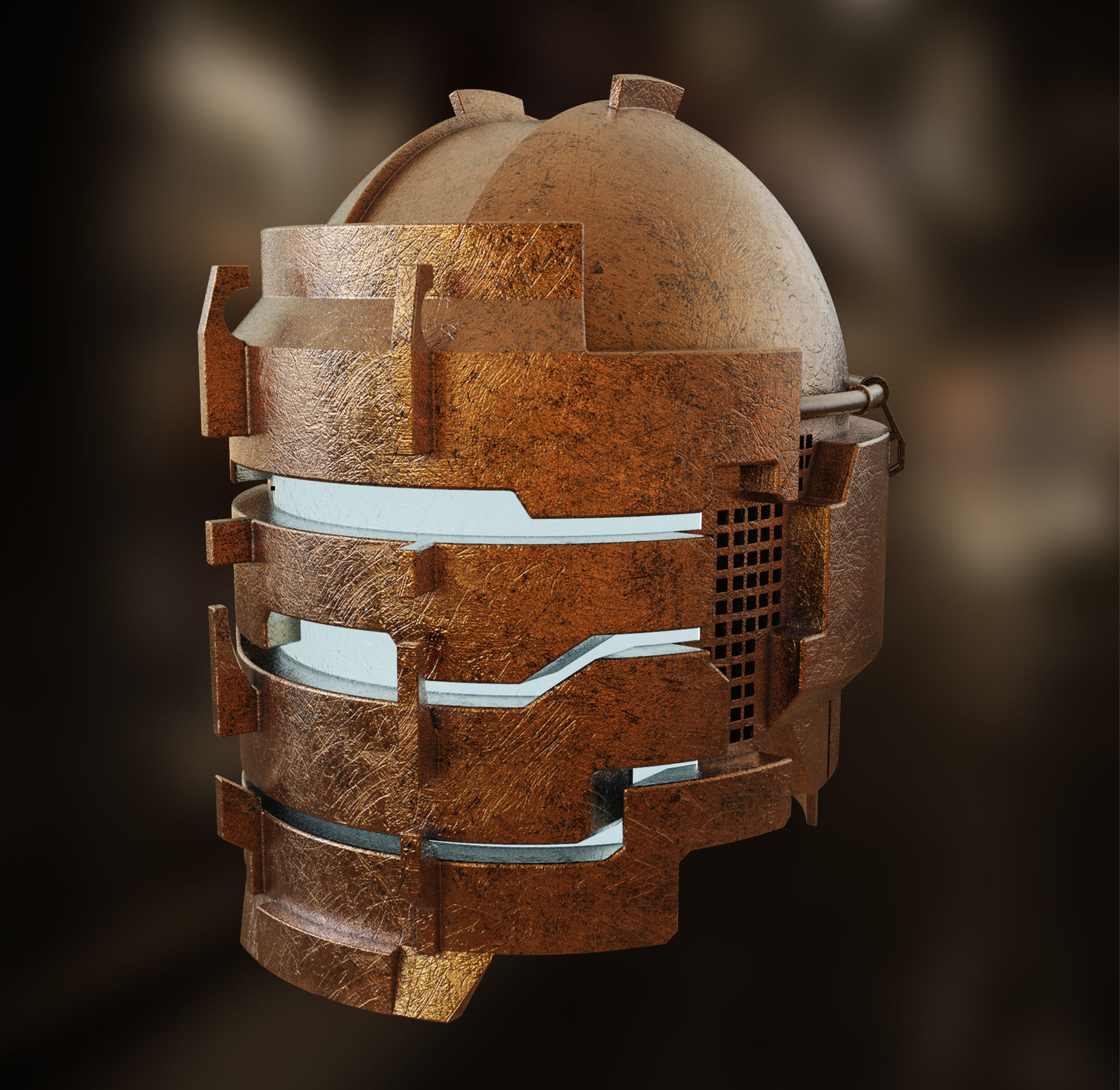Dead Space - Isaac Clarke helmet 4 3D model | CGTrader